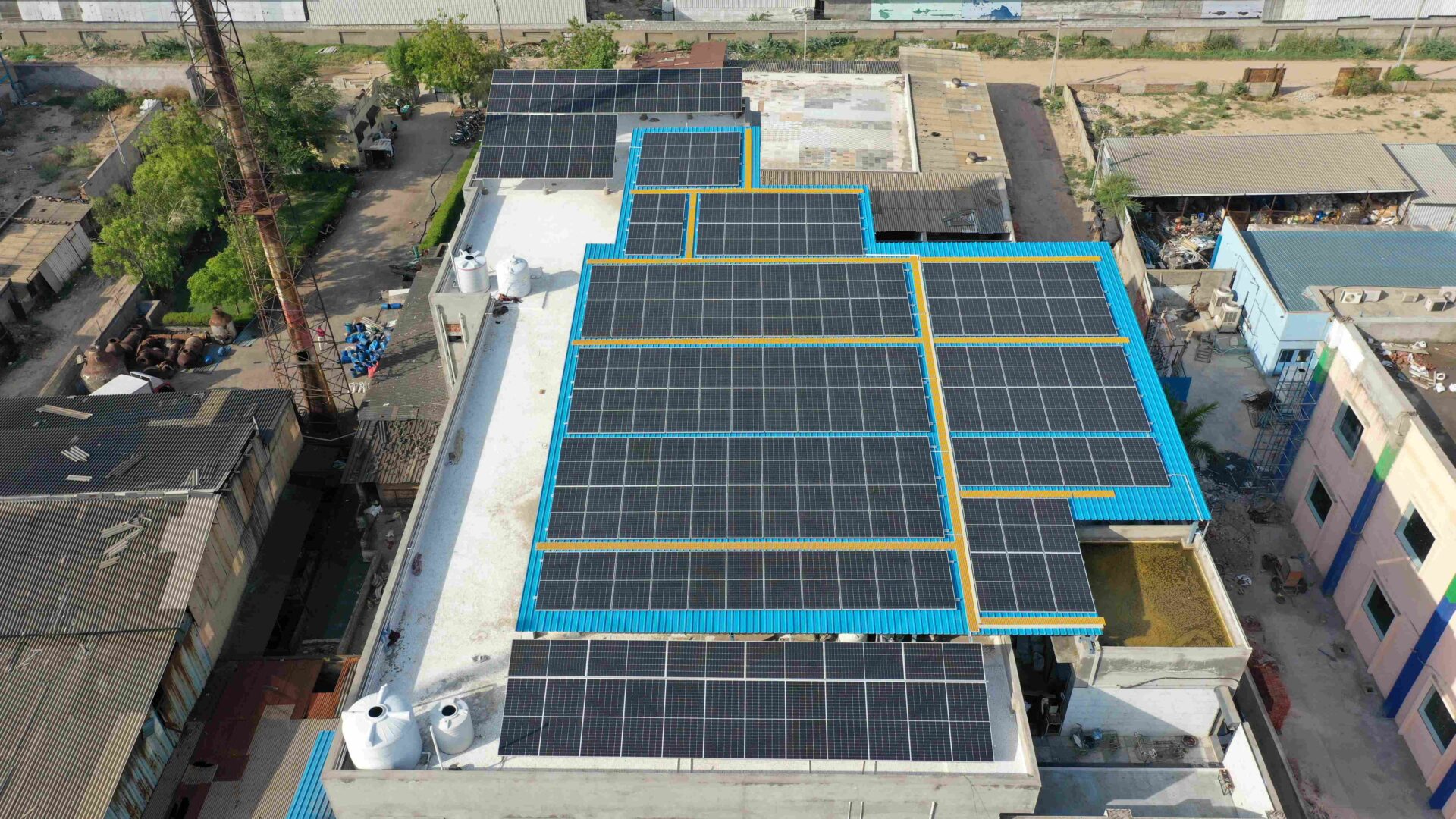 100 kW Solar Rooftop in Ahmedabad by Solarium